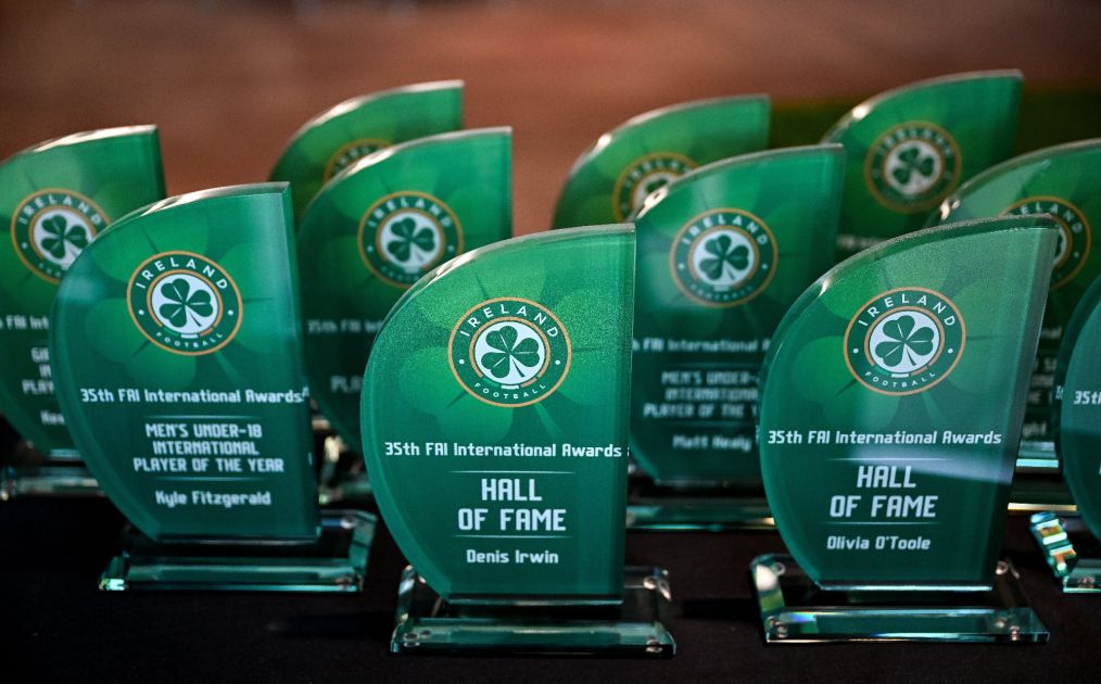 Football Association of Ireland | Winners confirmed for 35th FAI ...