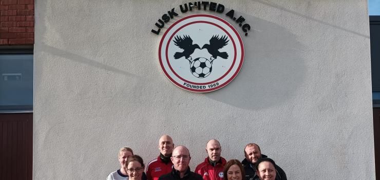 Football Association of Ireland | Recognition for Lusk United's ...