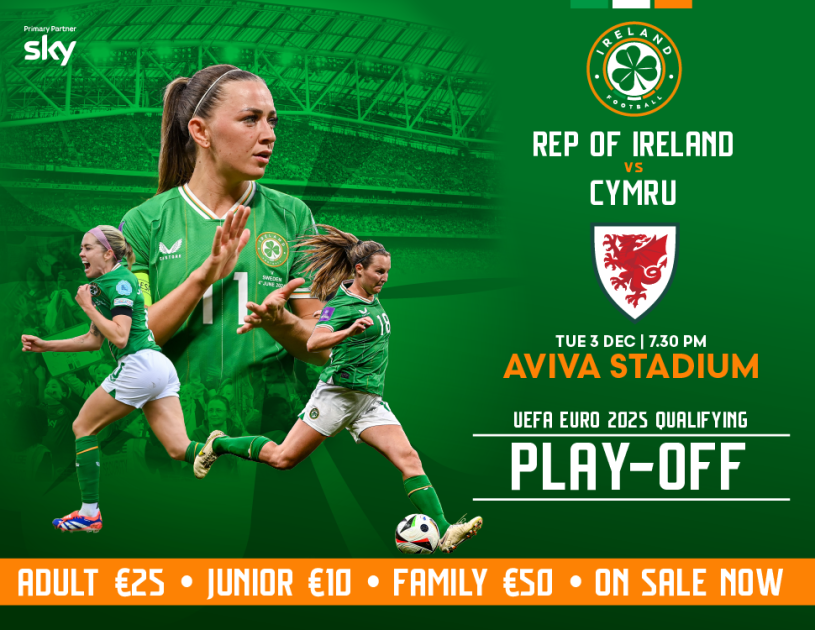 Football Association of Ireland | Fans encouraged to secure seat for ...