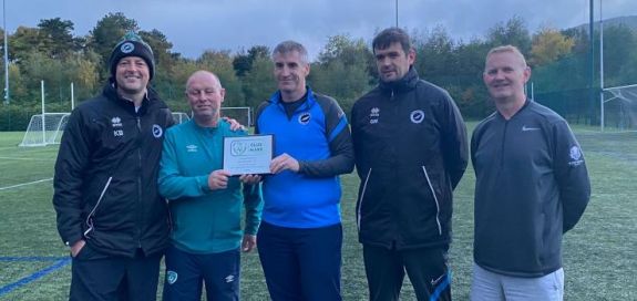 Football Association of Ireland | Club Mark award secured for Stepaside FC
